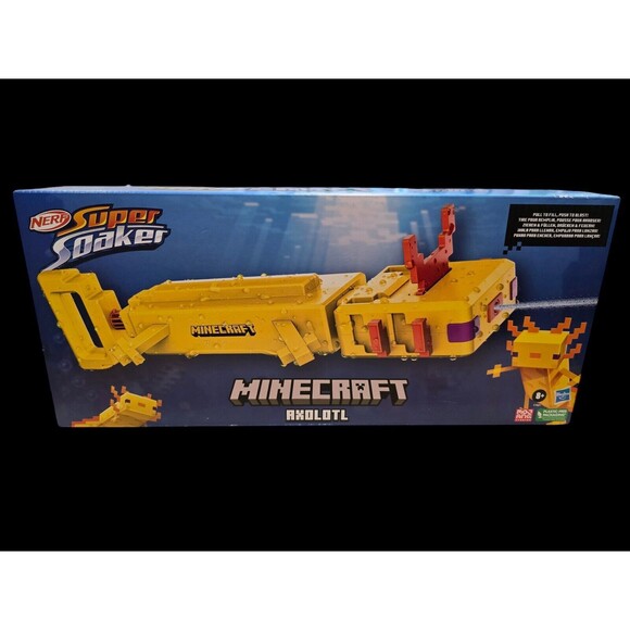 NERF SUPERSOAKER | Toys | Nerf Super Soaker Minecraft Water Blaster ...